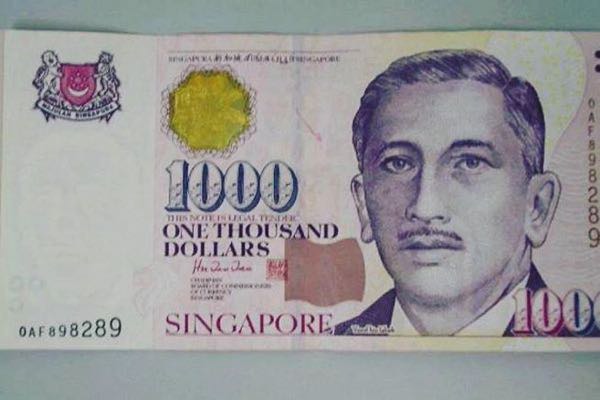 Discontinued $1000 thousand dollars notes singapore currency, Hobbies ...