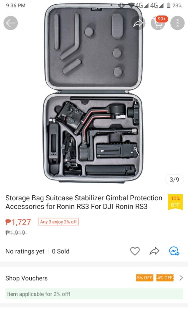 DJI RS3 with Briefcase Bag, Photography, Photography Accessories ...