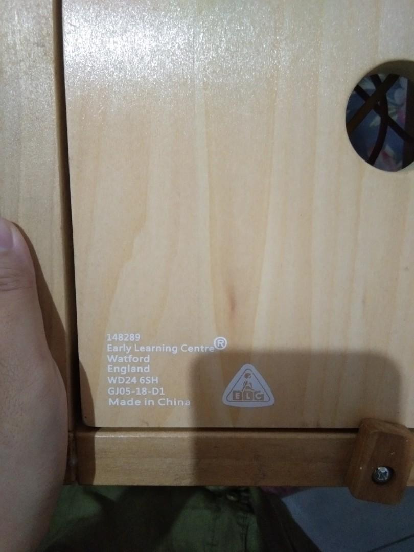 Elc giant wooden avctivity cube, Bayi & Anak, Lainnya di Carousell