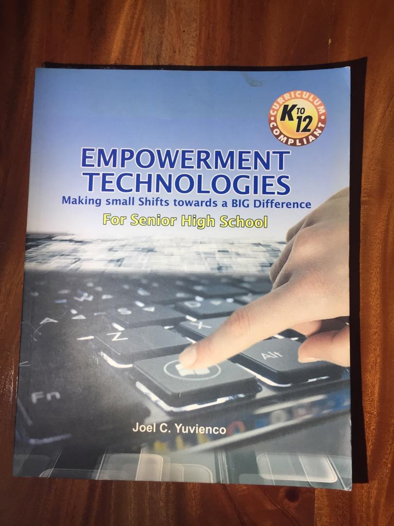 EMPOWERMENT TECHNOLOGIES Making small Shifts towards a BIG Difference ...