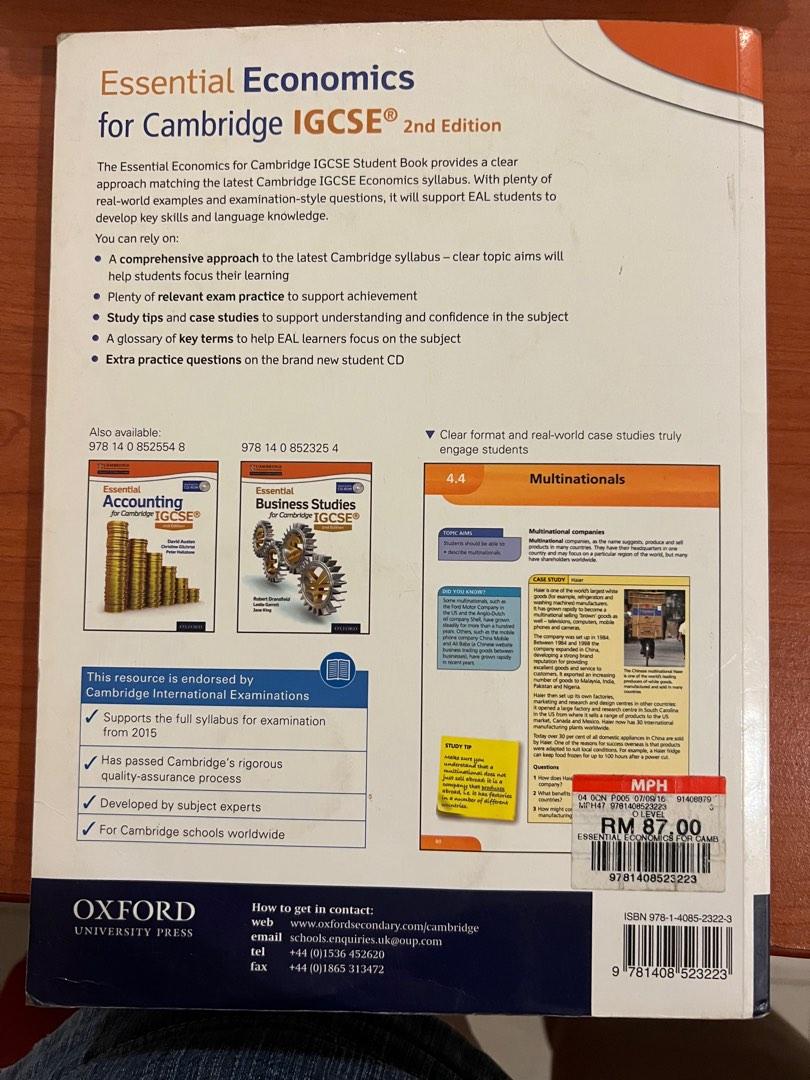 Essential Economics for Cambridge IGCSE (Second edition) by Dransfield, Robert, Hobbies & Toys ...