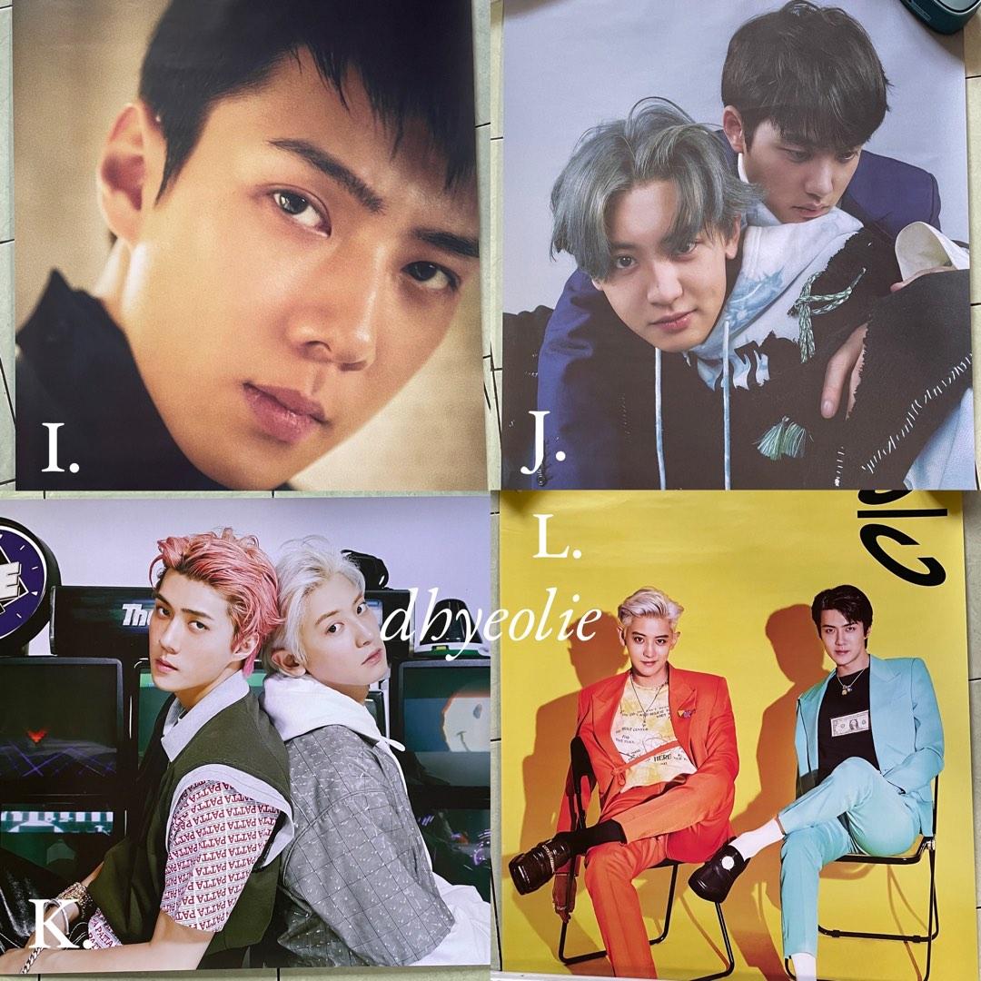 EXO Official Poster - EXO-SC Official Poster - BAEKHYUN KAI Official ...