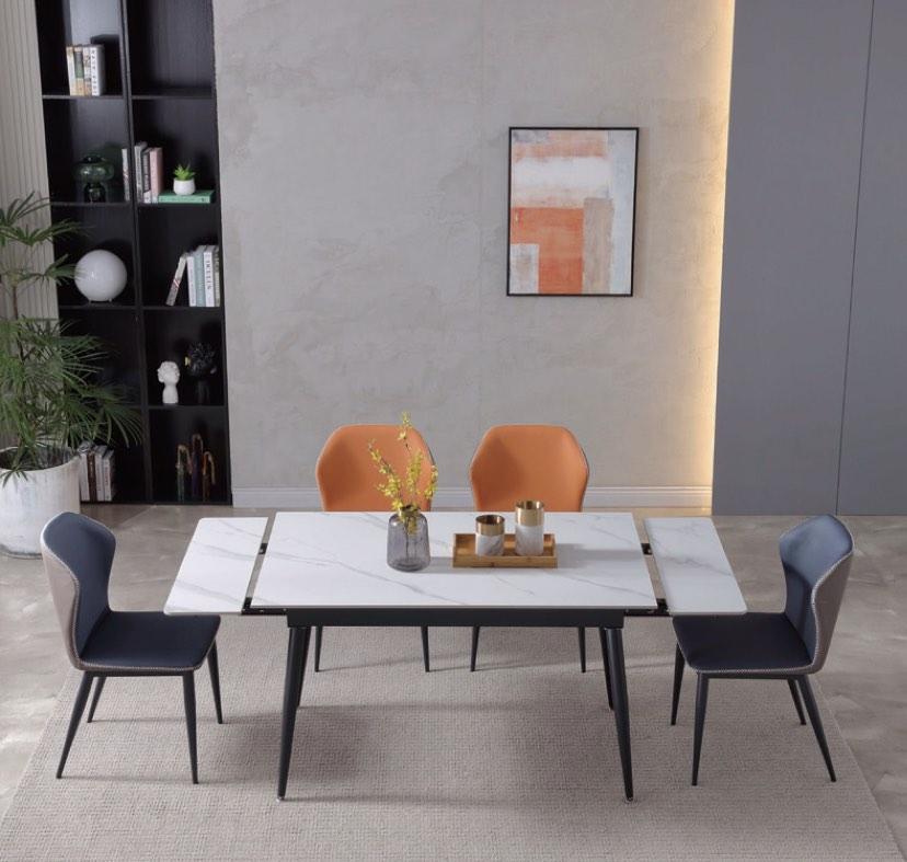 Extendable Sintered Stone Dining Set, Furniture & Home Living ...