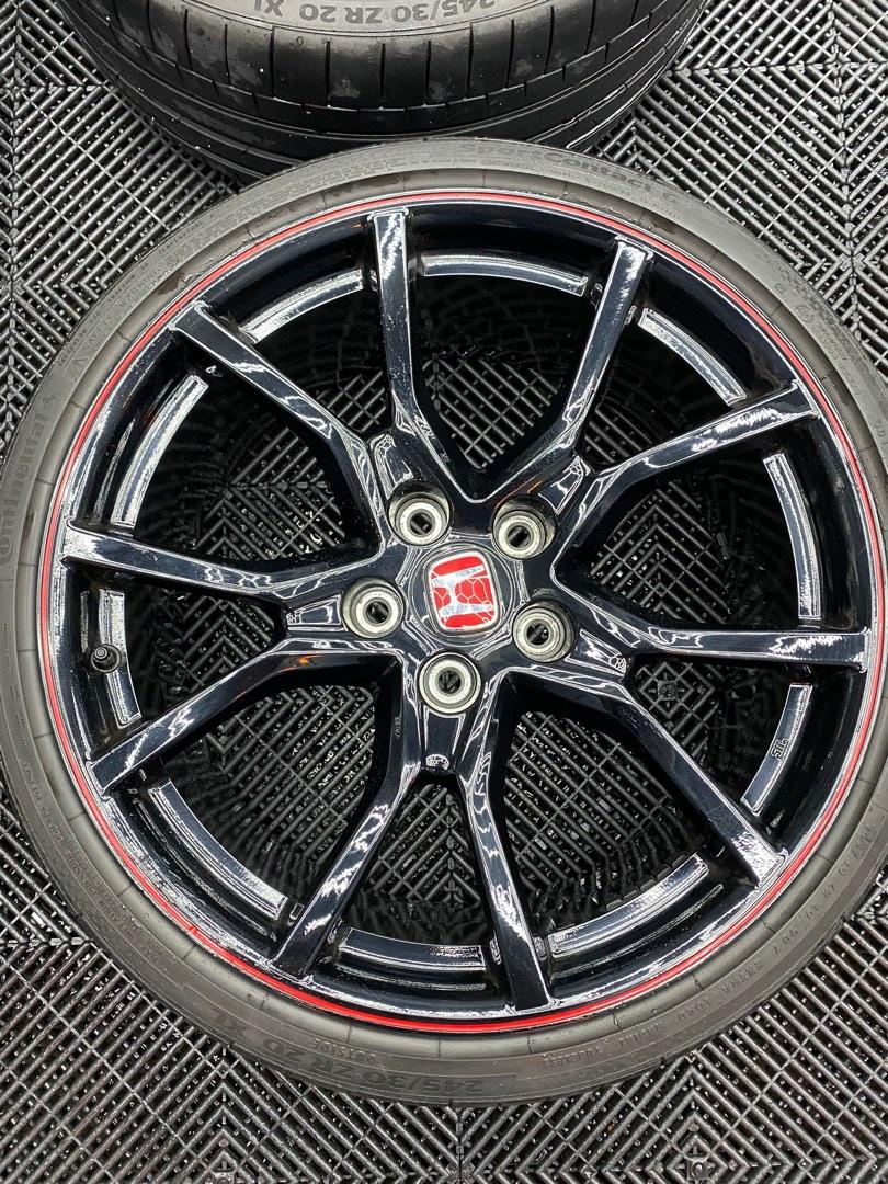 Honda Civic Type R FK8 rims, Car Accessories, Tyres & Rims on Carousell