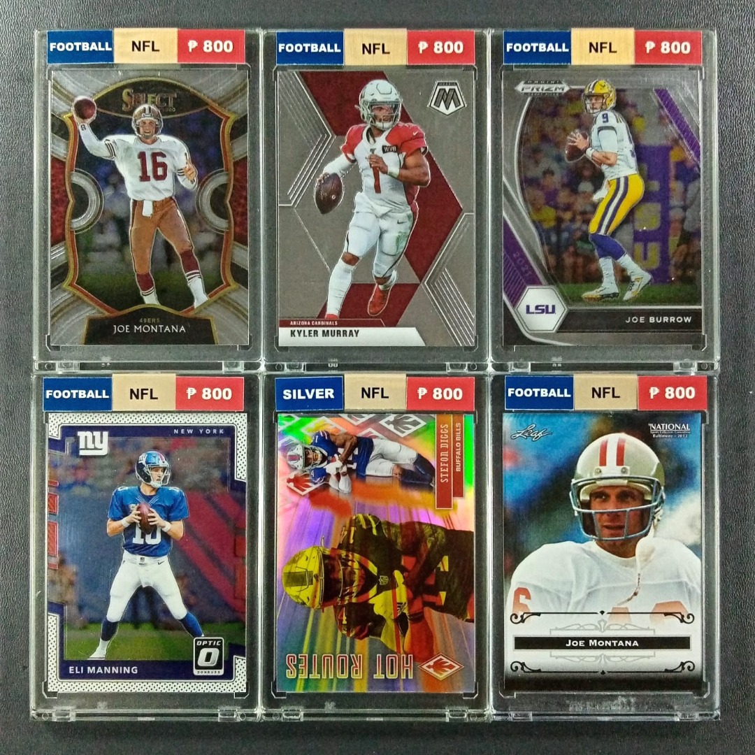 Football NFL Cards with Free Magnetic Case - Php 800 Each, Hobbies ...