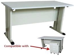 FREE STANDING OFFICE TABLE, Furniture & Home Living, Office Furniture ...