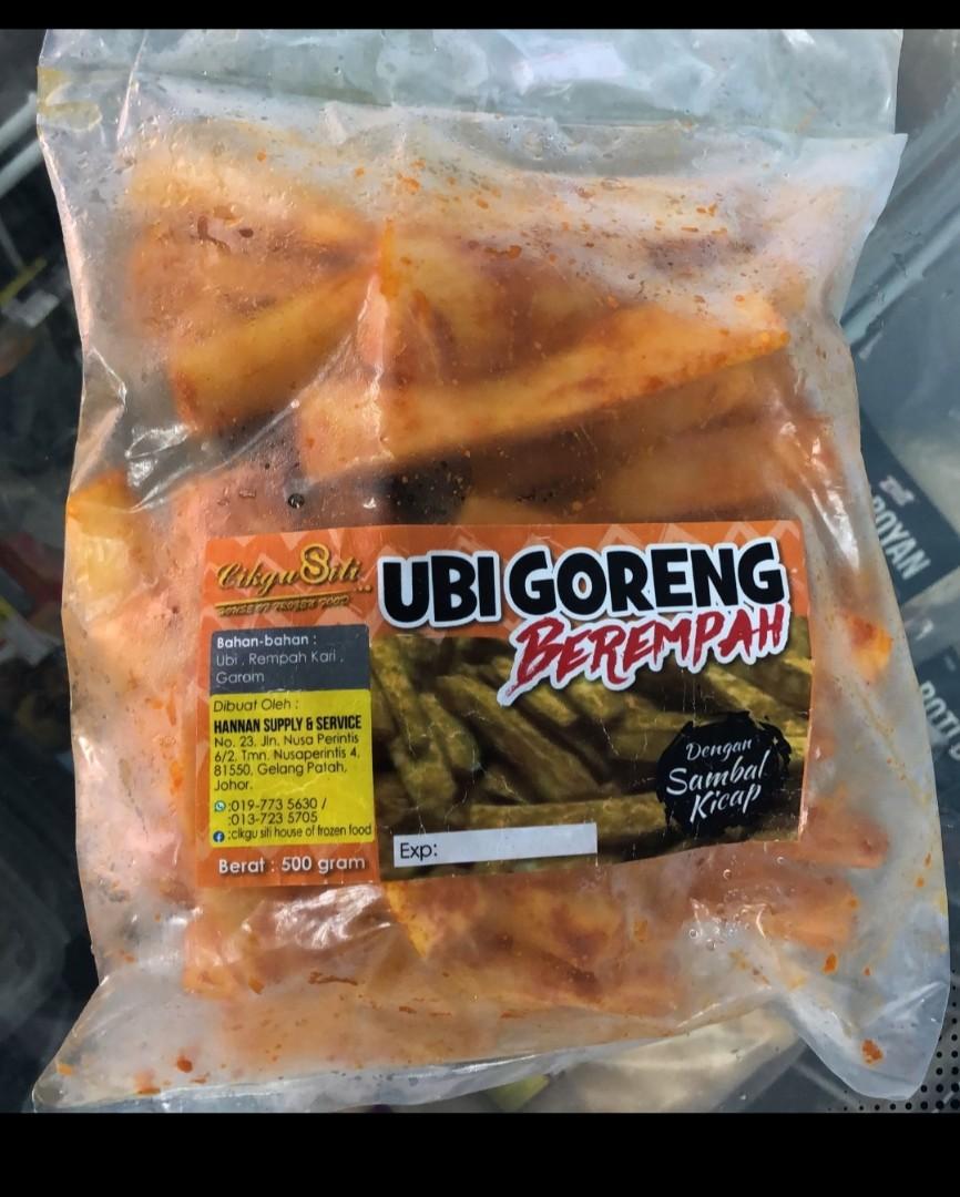 Frozen ubi goreng, Food & Drinks, Chilled & Frozen Food on Carousell