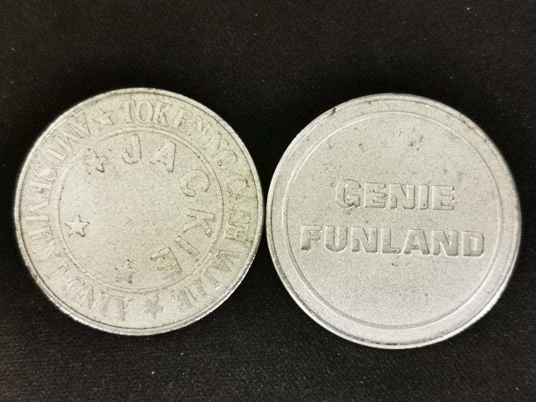 Genie Funland & Jackie Fun World Arcade Token, Tickets & Vouchers ...