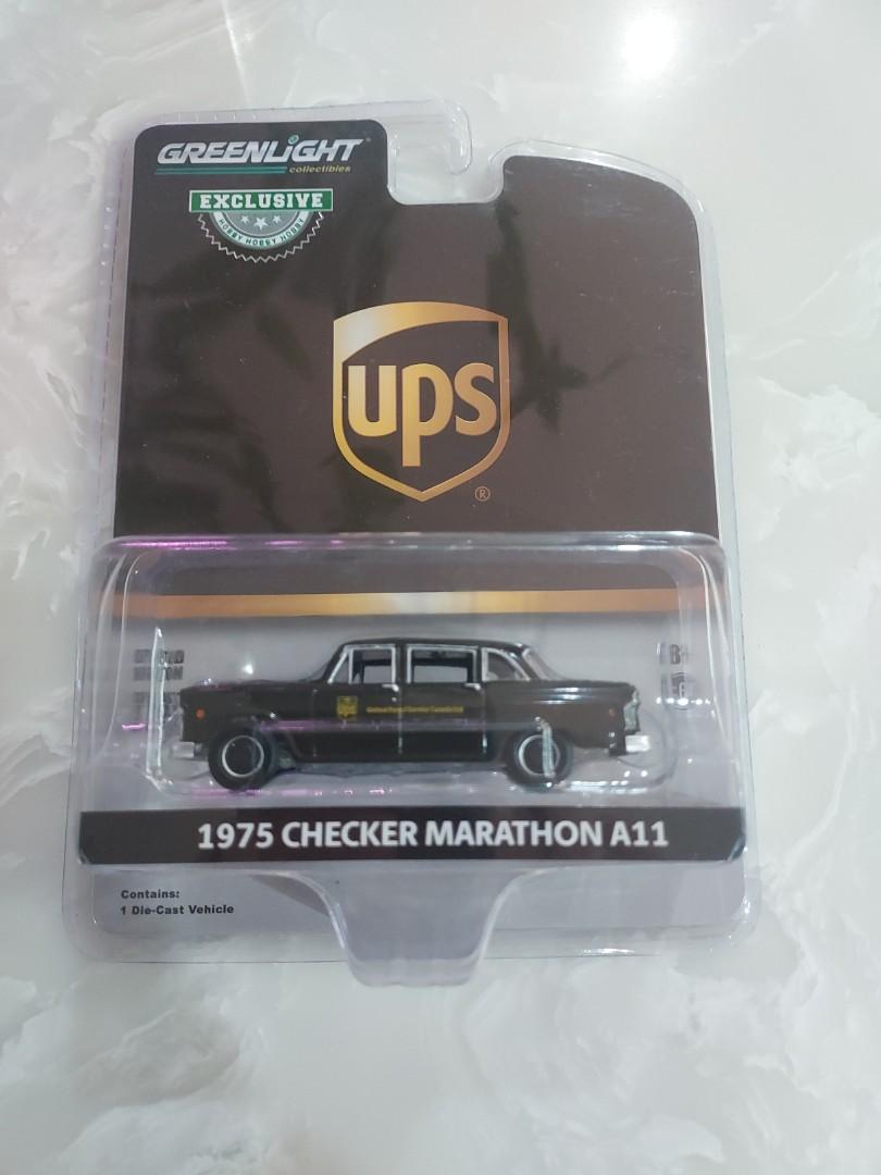 Greenlight Clearing!! 1975 Checker Marathon A11 UPS/1955 Chevrolet Bel ...