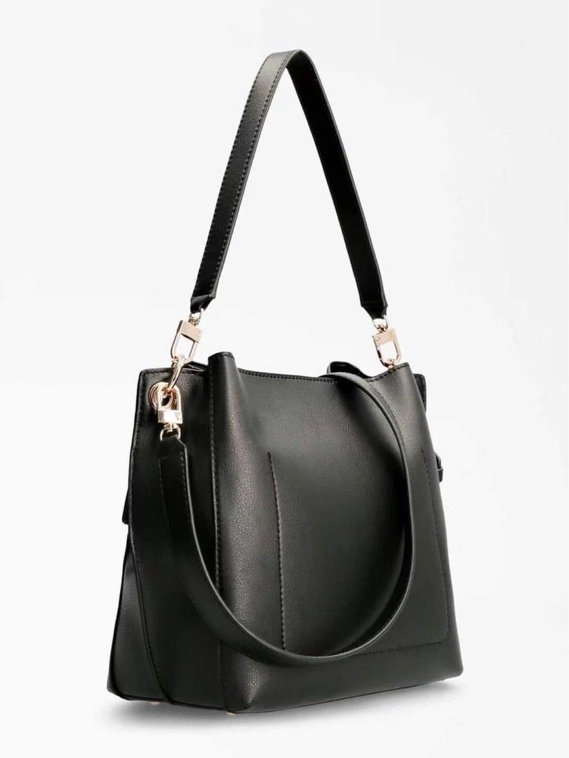 GUESS Eco Mia Society Bucket Bag, Women's Fashion, Bags & Wallets ...