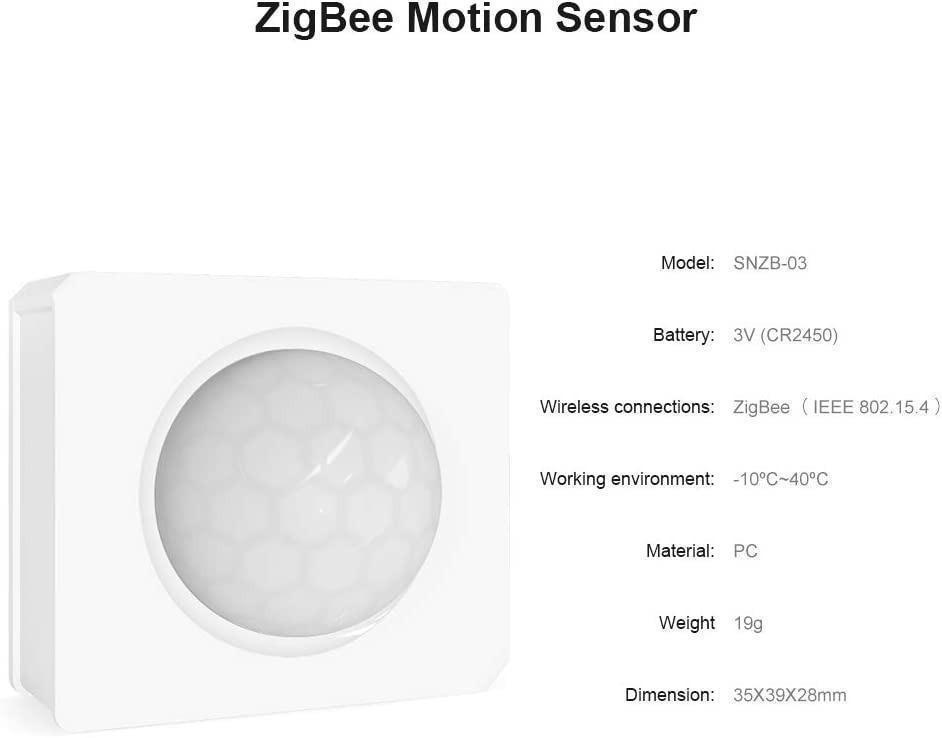H2318 SONOFF SNZB-03 ZigBee Motion Sensor, Wireless Motion Detector Get ...