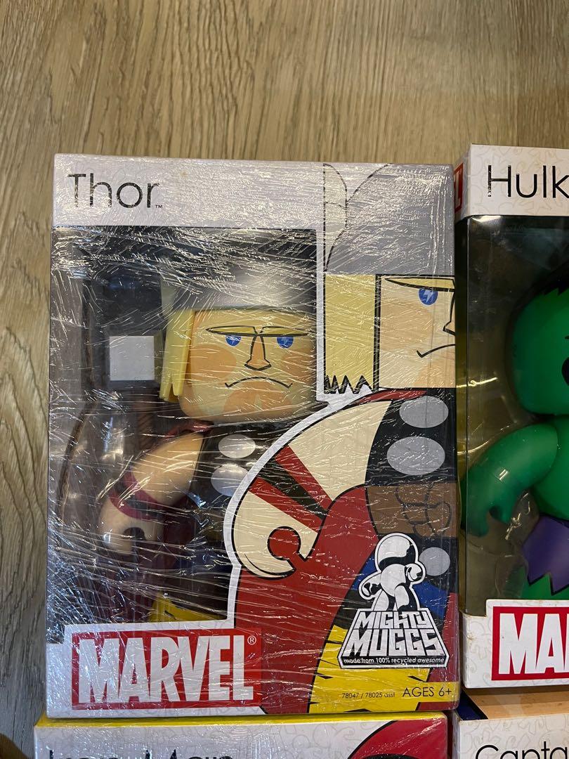 Hasbro Marvel Mighty Muggs - Hulk , Iron Man, Captain America, Thor ...
