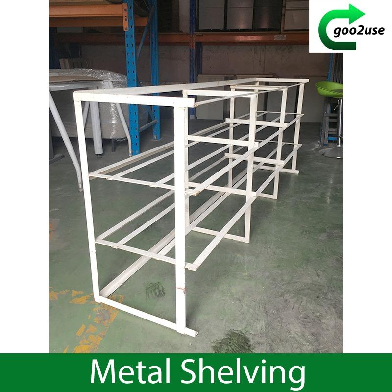 Heavy Duty 3 Tier Metal Rack Shelving, Furniture & Home Living ...