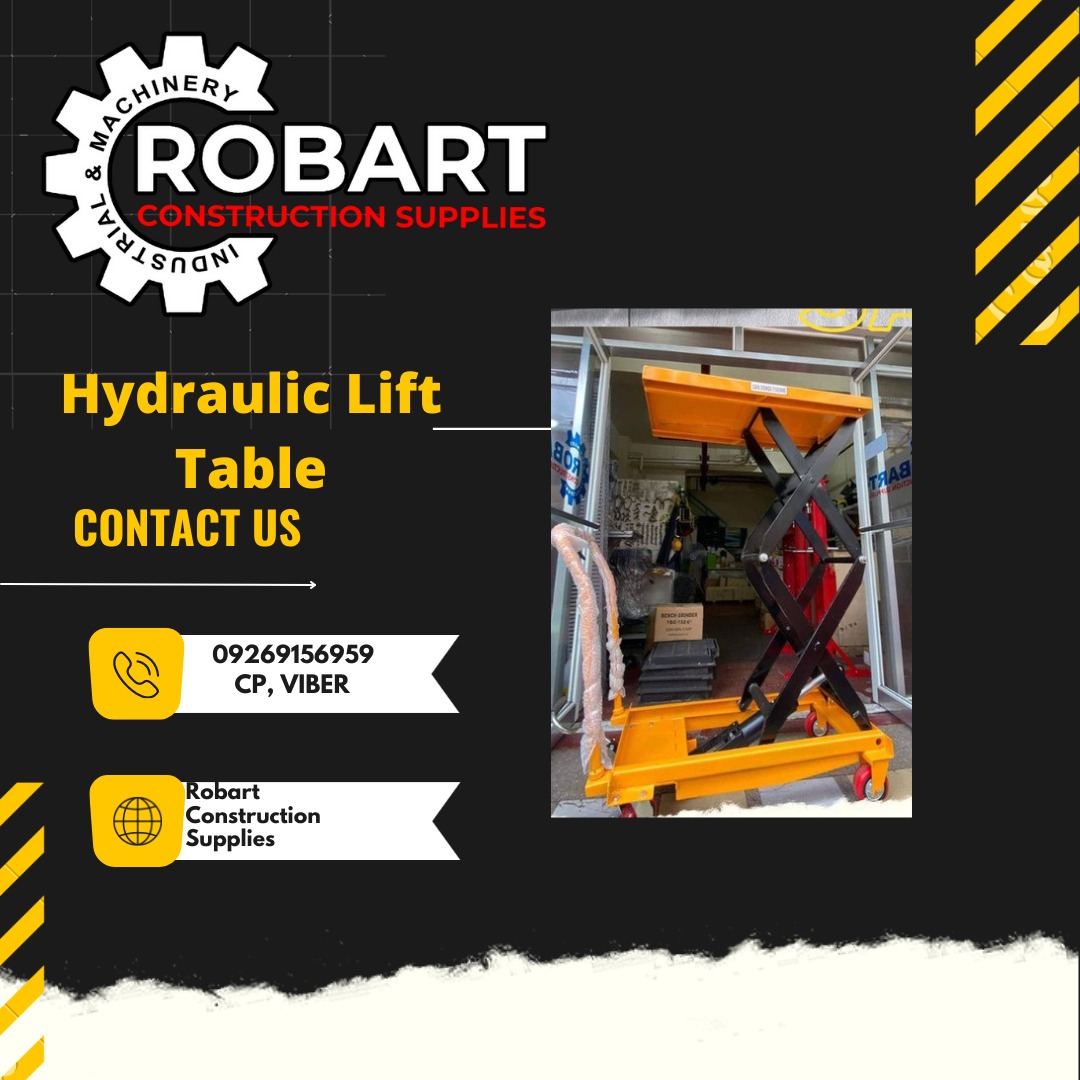 Hydraulic Lift Table, Commercial & Industrial, Construction Tools ...