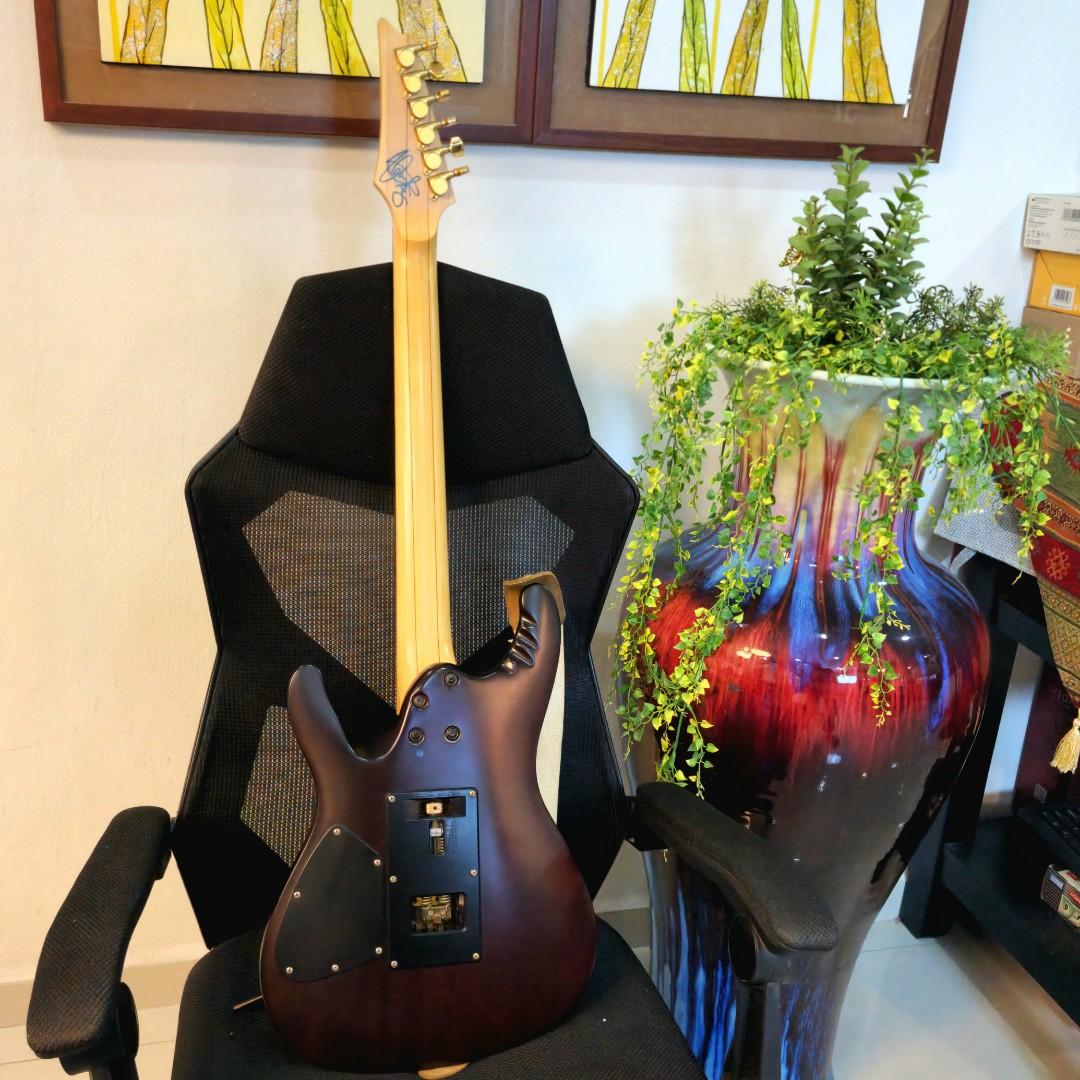 Ibanez EGEN18-TVF Herman Li Signature Electric Guitar WTS WTT, Hobbies ...