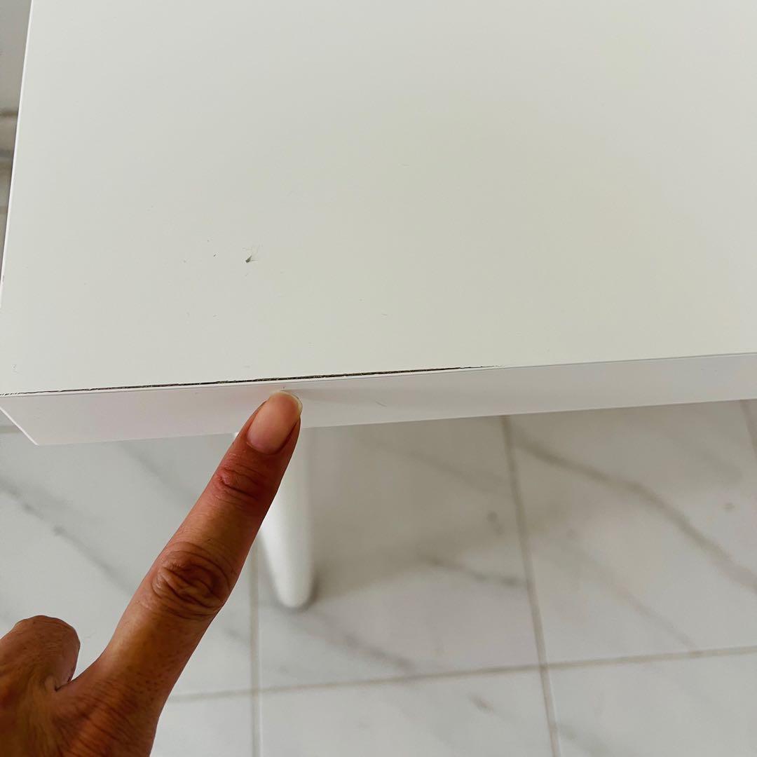 IKEA White Long Table L200xW60xH74, Furniture & Home Living, Furniture ...