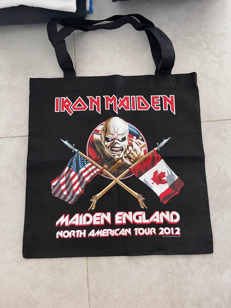 Iron Maiden Tour 2012 Tote Bag, Men's Fashion, Bags, Sling Bags on ...