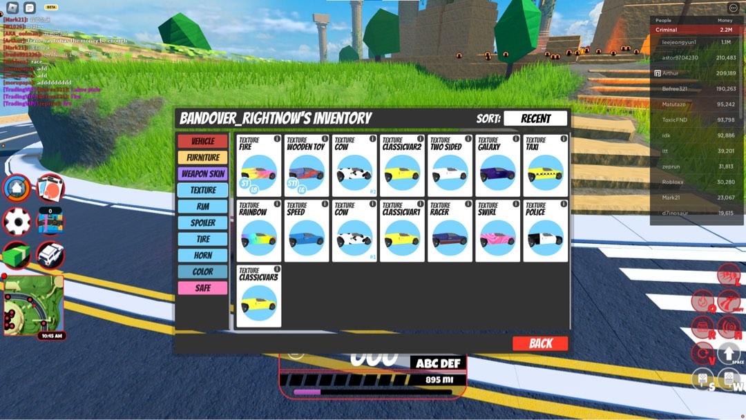 Jailbreak car texture Color, 電子遊戲, 電子遊戲機, 其他 - Carousell