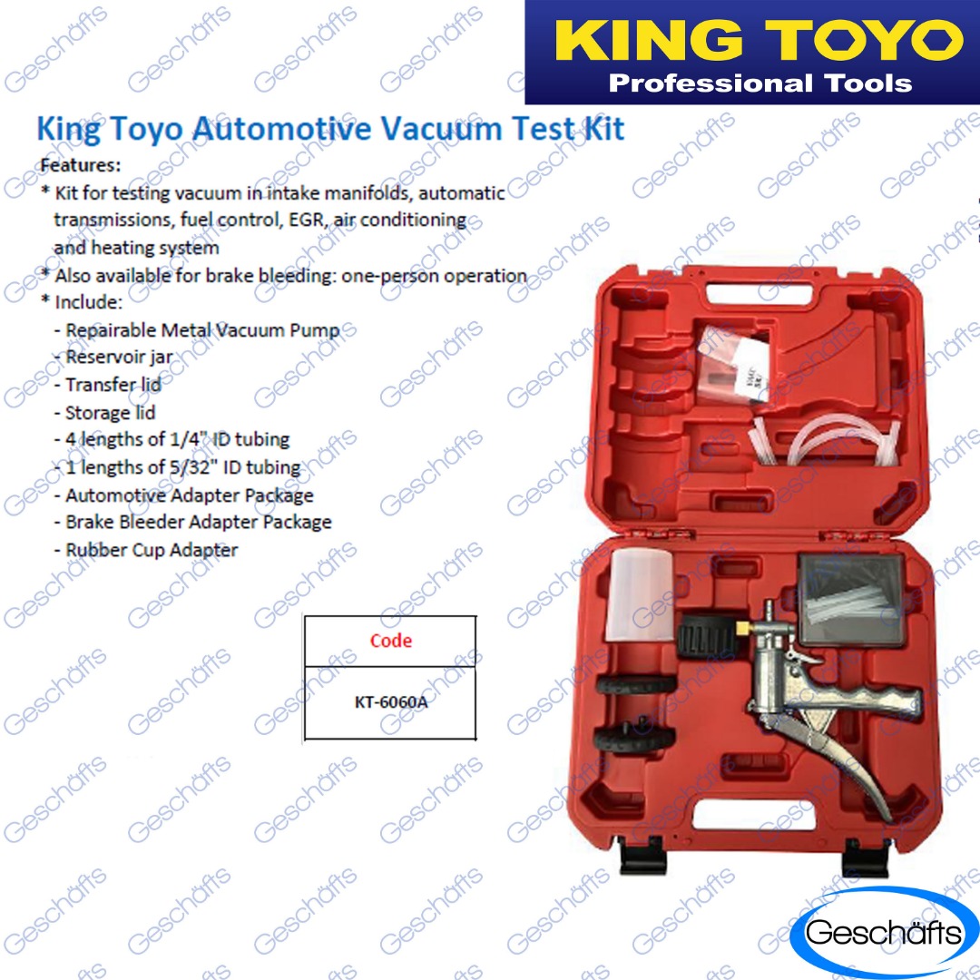 King Toyo Automotive Vacuum Test Kit, Furniture & Home Living, Home ...