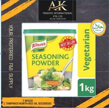 KNORR VEGETARIAN SEASONING POWDER |1KG |HALAL, Food & Drinks, Spice ...