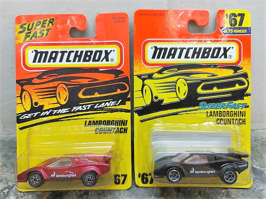 LAMBORGHINI COUNTACH - Matchbox 1996 Superfast Series #67, Hobbies ...
