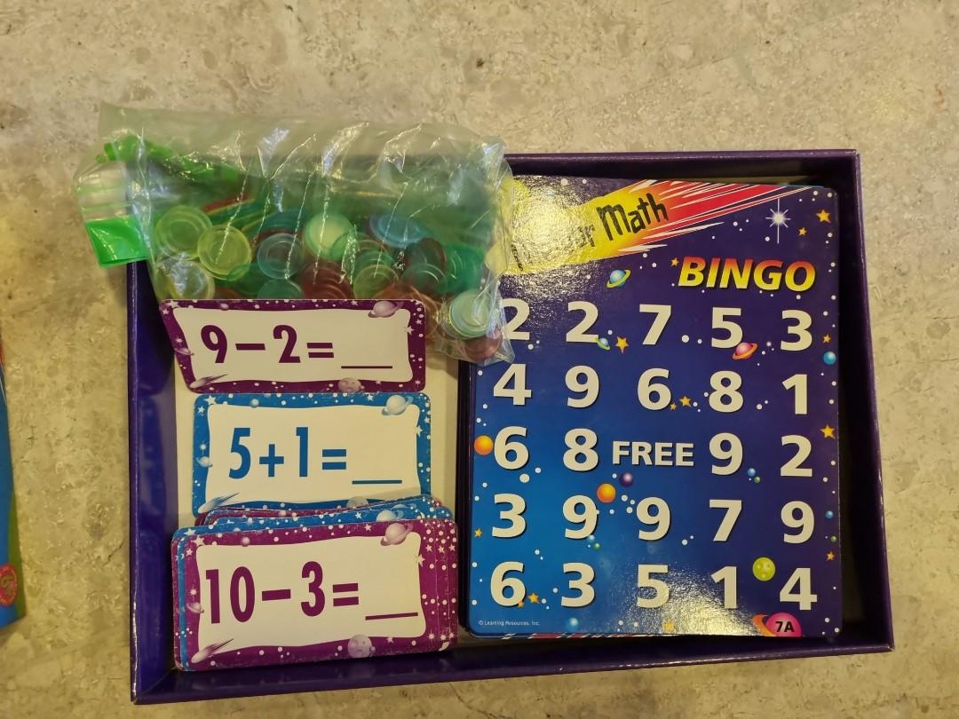 Learning resources meteor math bingo, Hobbies & Toys, Toys & Games on ...