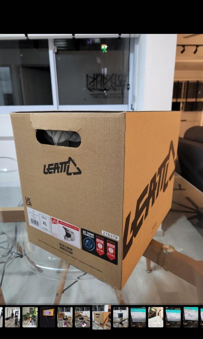 Leatt full face mtb helmet, Sports Equipment, Bicycles & Parts, Parts ...