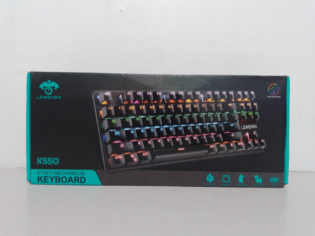 Leaven k550 White Red Switch Hot swappable, Computers & Tech, Parts ...