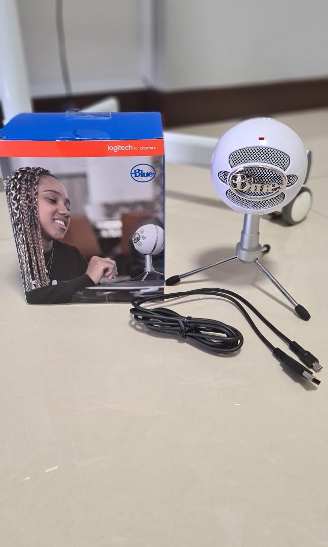 Logitech Snowball Ice Microphone, Audio, Microphones on Carousell