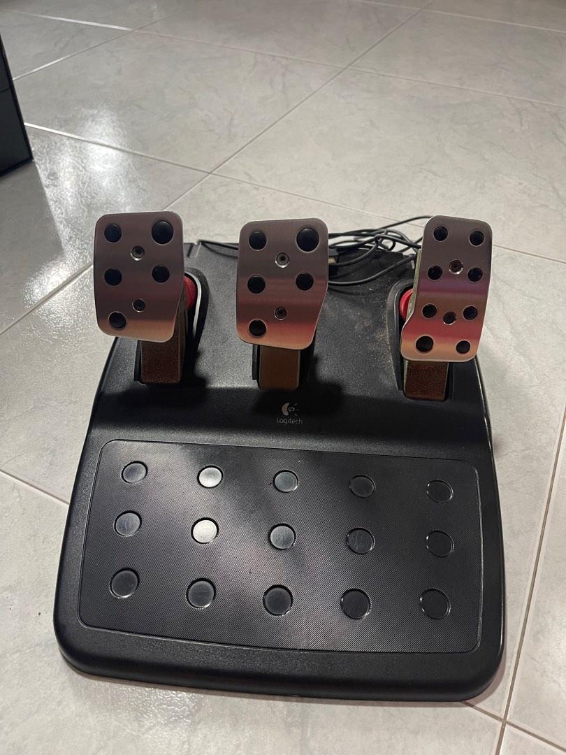 Logitech g27 wheel with 14 inch wheel, Video Gaming, Gaming Accessories ...