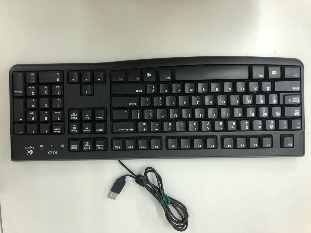 LogiTech K120 Keyboard, Computers & Tech, Parts & Accessories, Computer ...