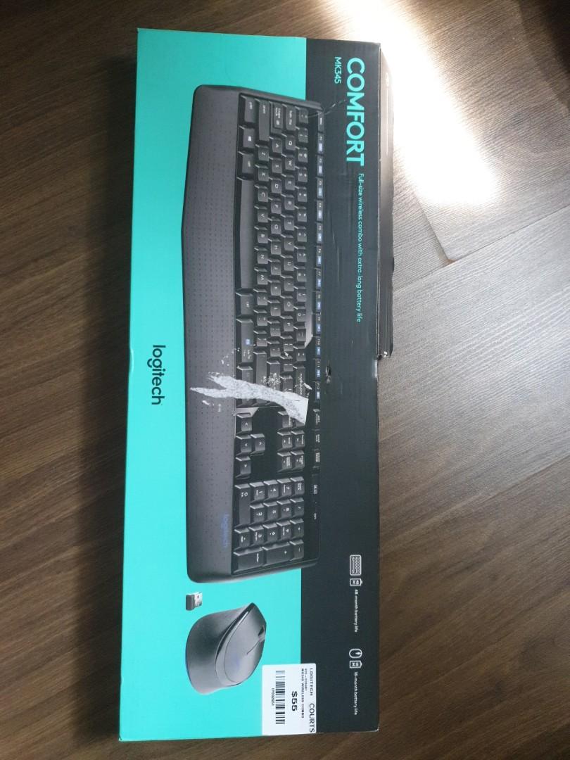 Logitech mk345 comfort keyboard & mouse set, Computers & Tech, Parts & Accessories, Computer ...