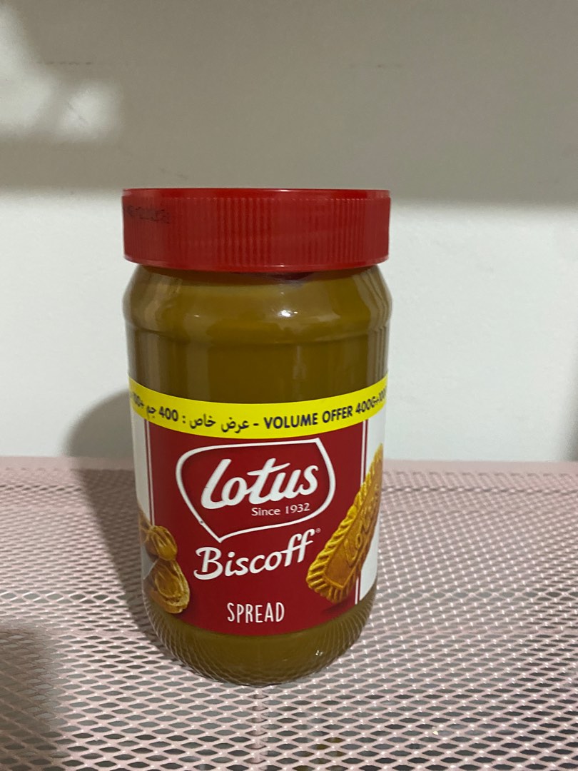 Lotus biscoff cookie butter spread 500g not 400g, Food & Drinks, Other ...