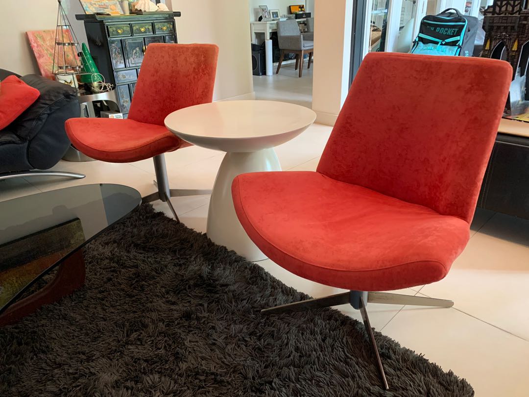 Lounge Chairs and table, Furniture & Home Living, Furniture, Tables ...