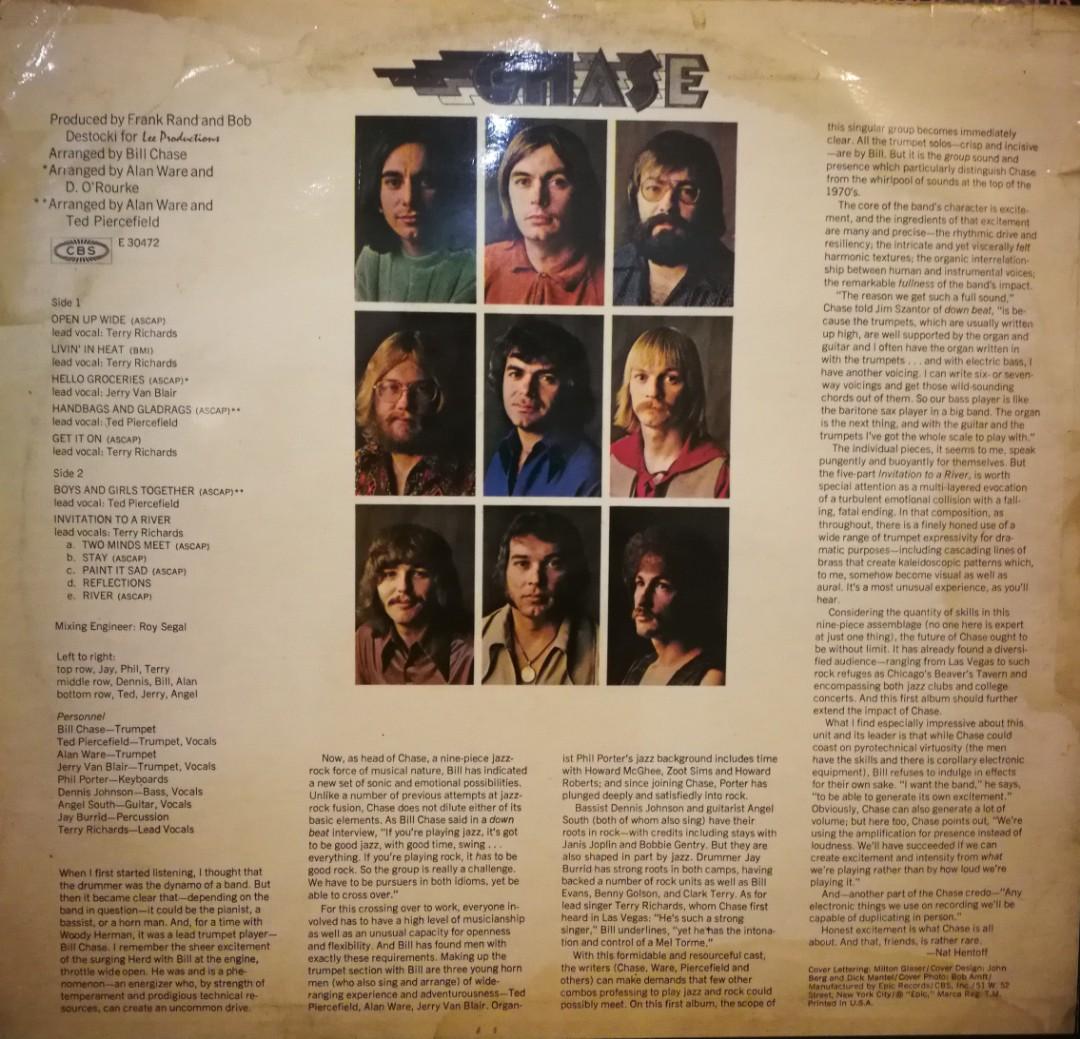 Lp record Chase, Hobbies & Toys, Music & Media, Vinyls on Carousell