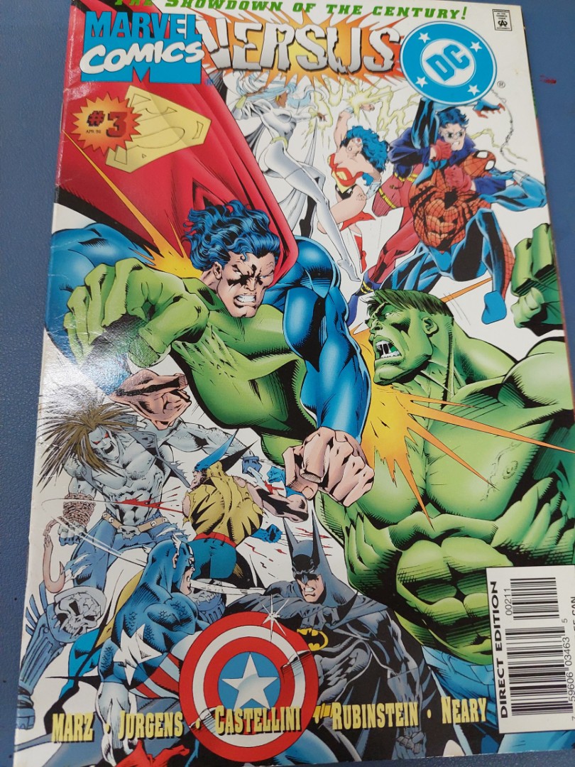 Marvel vs. DC Comics, Issue No. 3, April 1996, Hobbies & Toys, Books ...