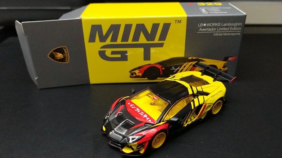 MINI GT 329 chase (used) Lamborghini Aventador Limited Edition Infinite ...