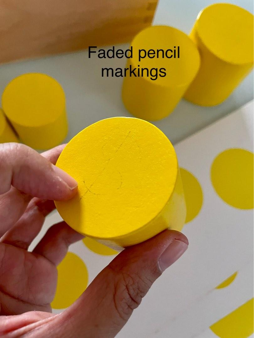 Montessori Knobless Cylinders (Yellow Set), Hobbies & Toys, Toys ...