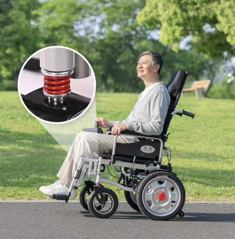 MULTIPLE VARIATIONS Electric Wheelchair Folding Lightweight Elderly ...