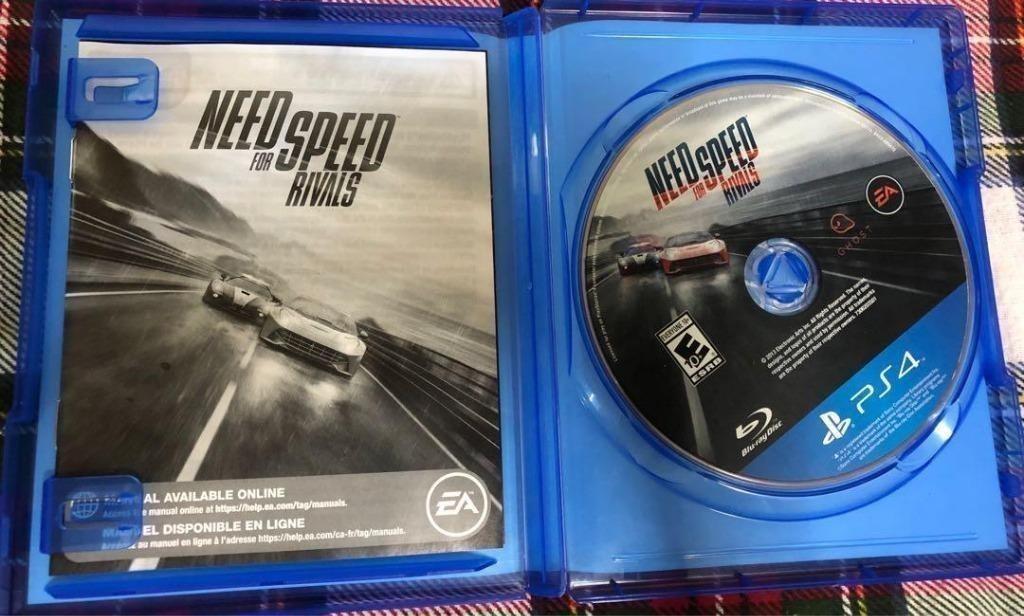 Need For Speed Rivals PS4 Racing Car Game Playstation 4 PS 4, Video ...