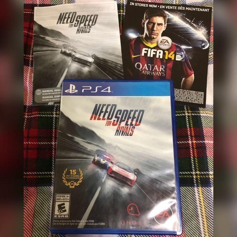 Need For Speed Rivals PS4 Racing Car Game Playstation 4 PS 4, Video ...