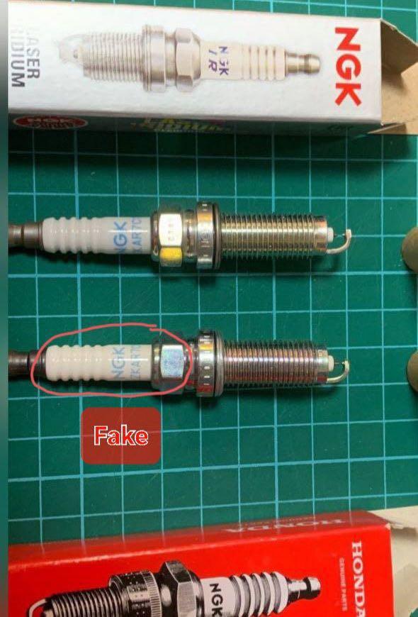 NGK DILZKAR7C11S laser iridium spark plug 4pcs set for Honda #Vezel # ...