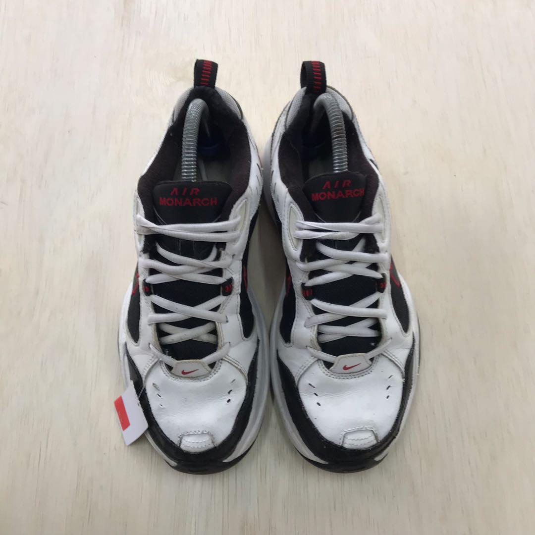 Nike Air M0narch BlackRedWhite (7UK), Men's Fashion, Footwear, Sneakers ...
