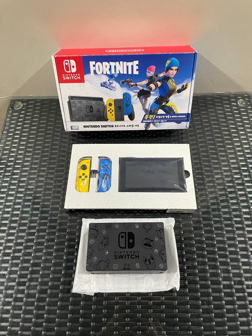 Nintendo Switch Gen 2 Fortnite Limited Edition Console, Video Gaming ...
