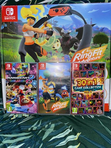Nintendo Switch V2 ringfit bundle, Video Gaming, Video Game Consoles ...
