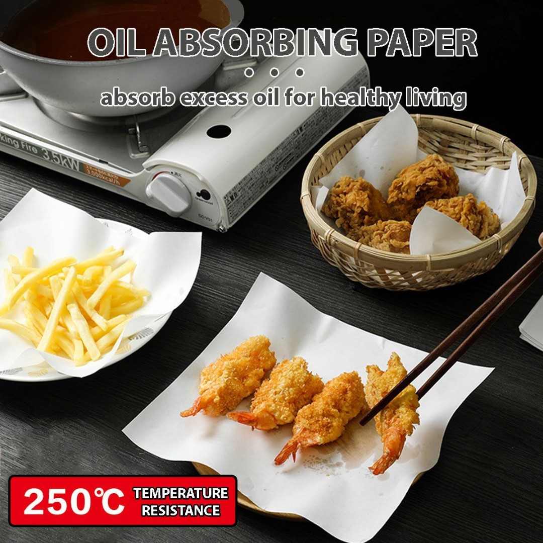 Oil Absorbing Cooking Paper 50 sheets, TV & Home Appliances, Kitchen ...