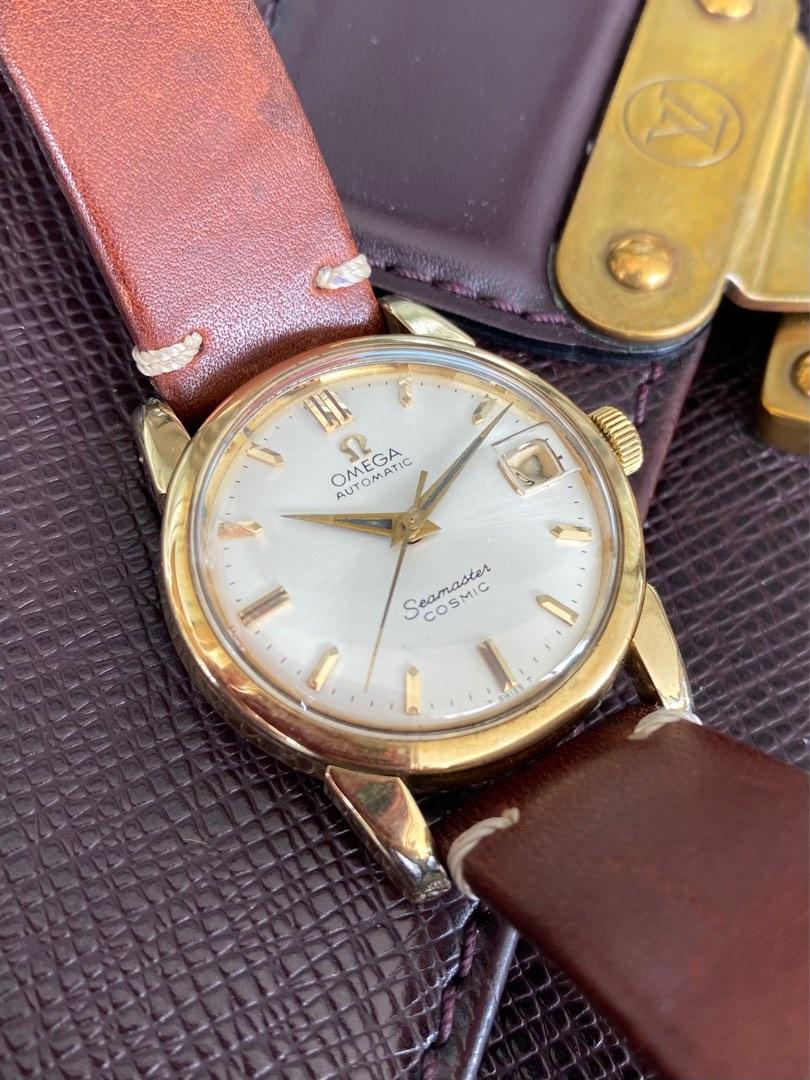 Omega Gold Capped Seamaster, Men's Fashion, Watches & Accessories ...