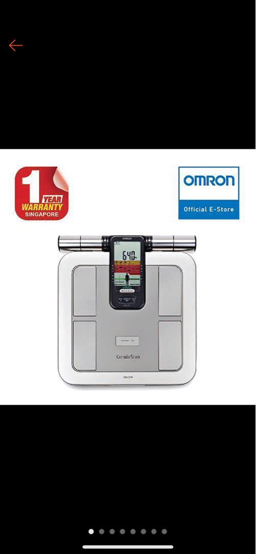Omron weighing scale, Health & Nutrition, Health Monitors & Weighing ...