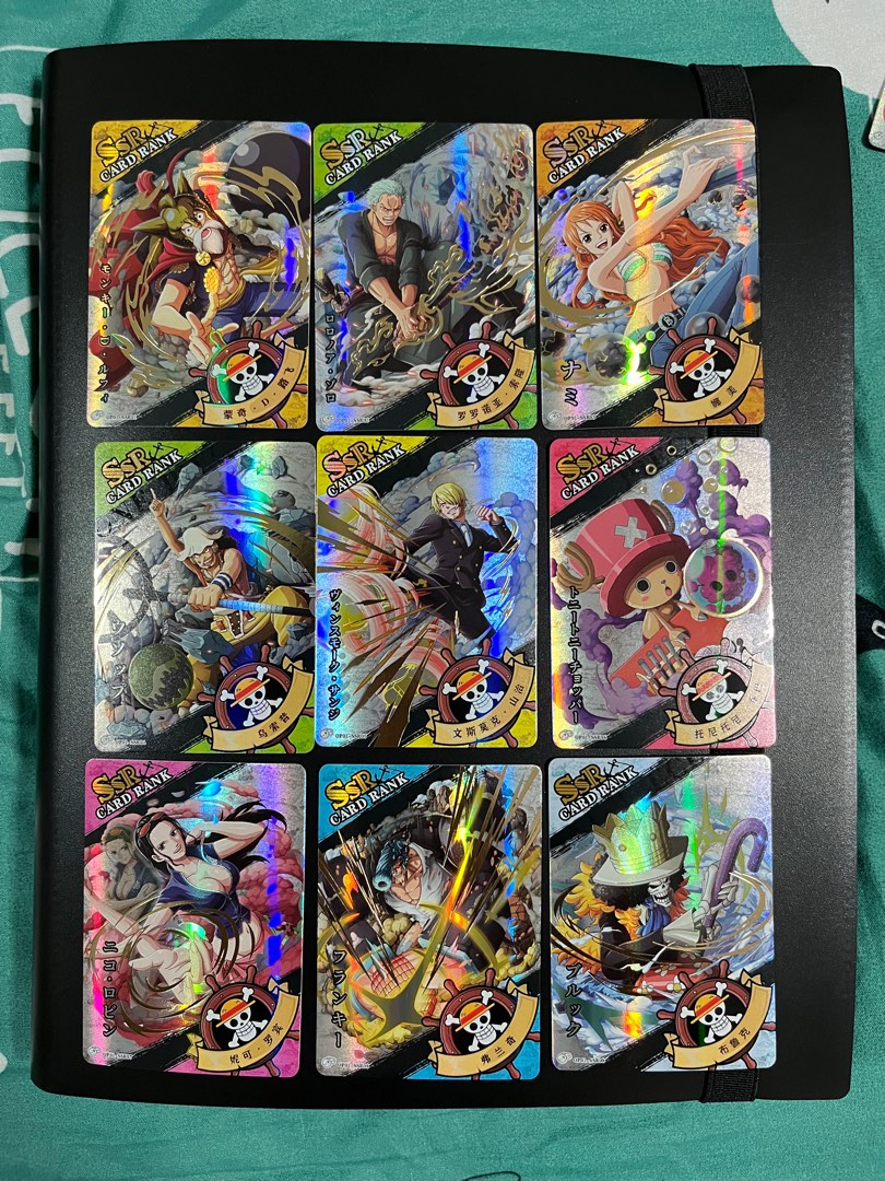 One Piece Full Strawhat Crew SSR Collectible Cards 小恐龙, Hobbies & Toys ...