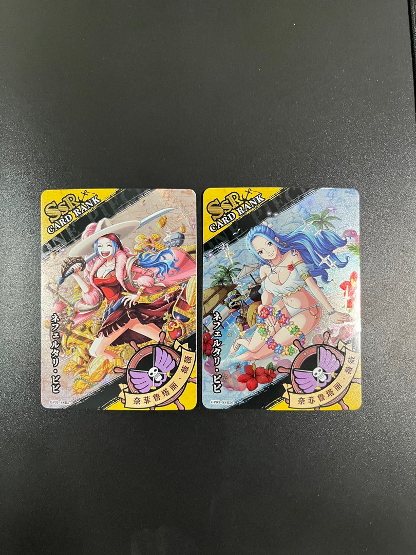 One Piece Vivi SSR set Collectible Cards 小恐龙, Hobbies & Toys, Toys ...